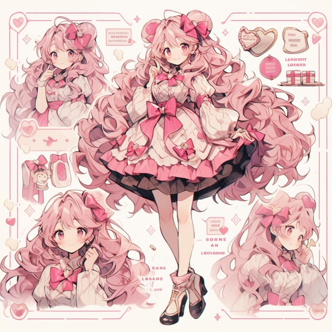 OC Adoptable 737 Pink Beauty Themed - Etsy