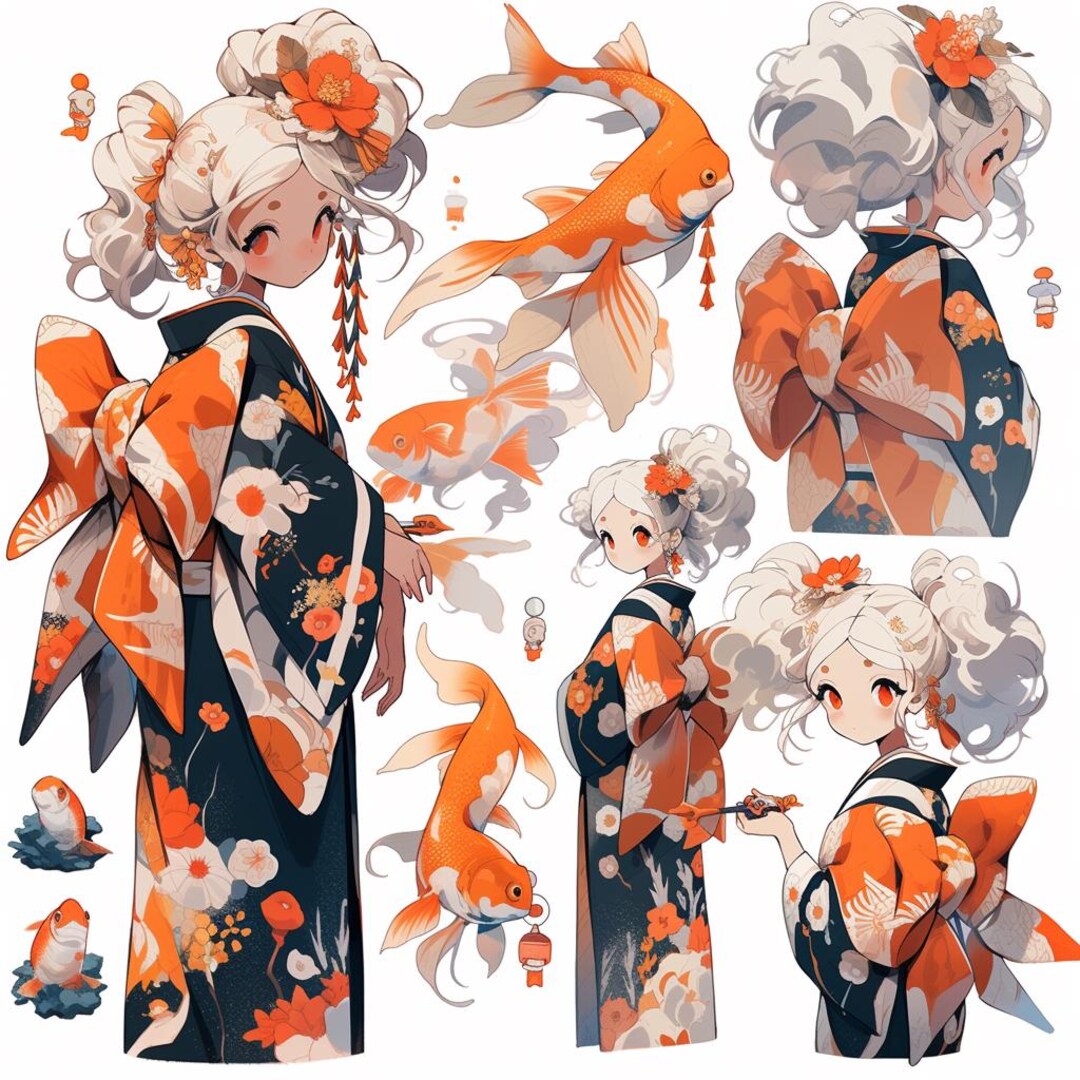 OC Adoptable 711 Lovely Fish Themed - Etsy