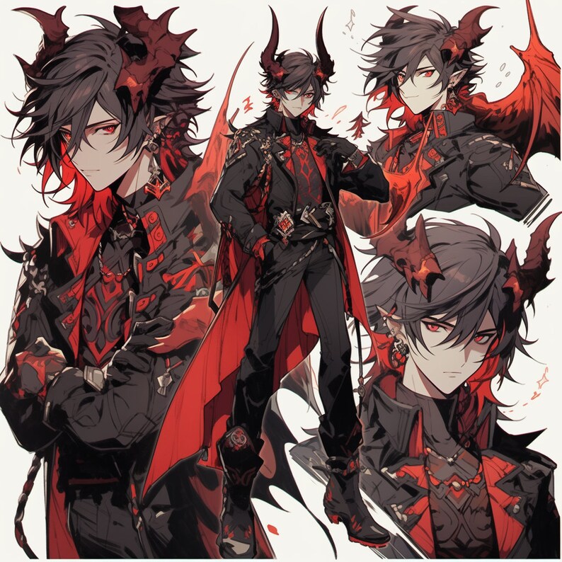 OC Adoptable 328 Demon Edition - Etsy