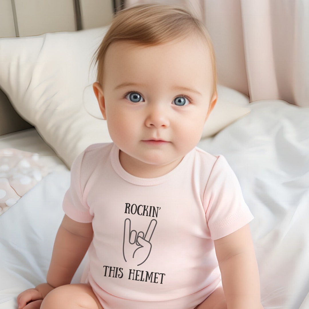 Cute Baby Onesie for Babies With Plagiocephaly and Brachycephaly ...