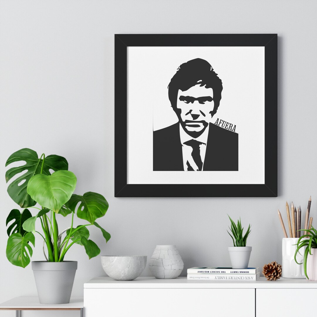 Javier Milei Wall Decor, Argentina President Print, Afuera Art Decor ...
