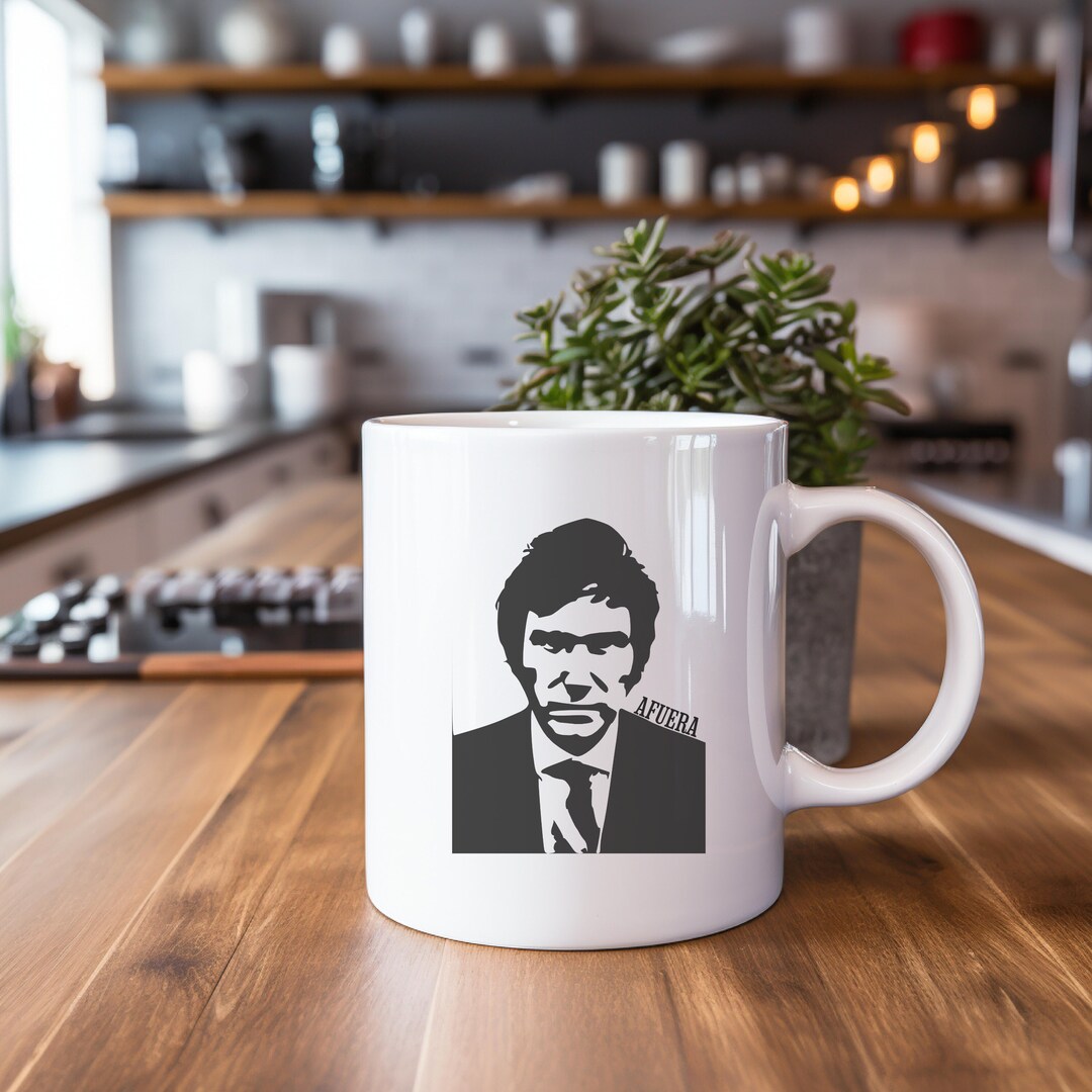 Javier Milei Coffee Mug, Afuera Libertarian Gifts, Argentina President ...