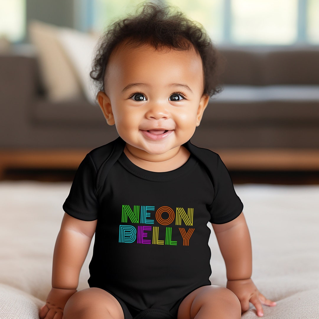 Baby Jiu Jitsu Onesie, Funny Neon Belly BJJ Shirt for Kids, Jiu Jitsu ...