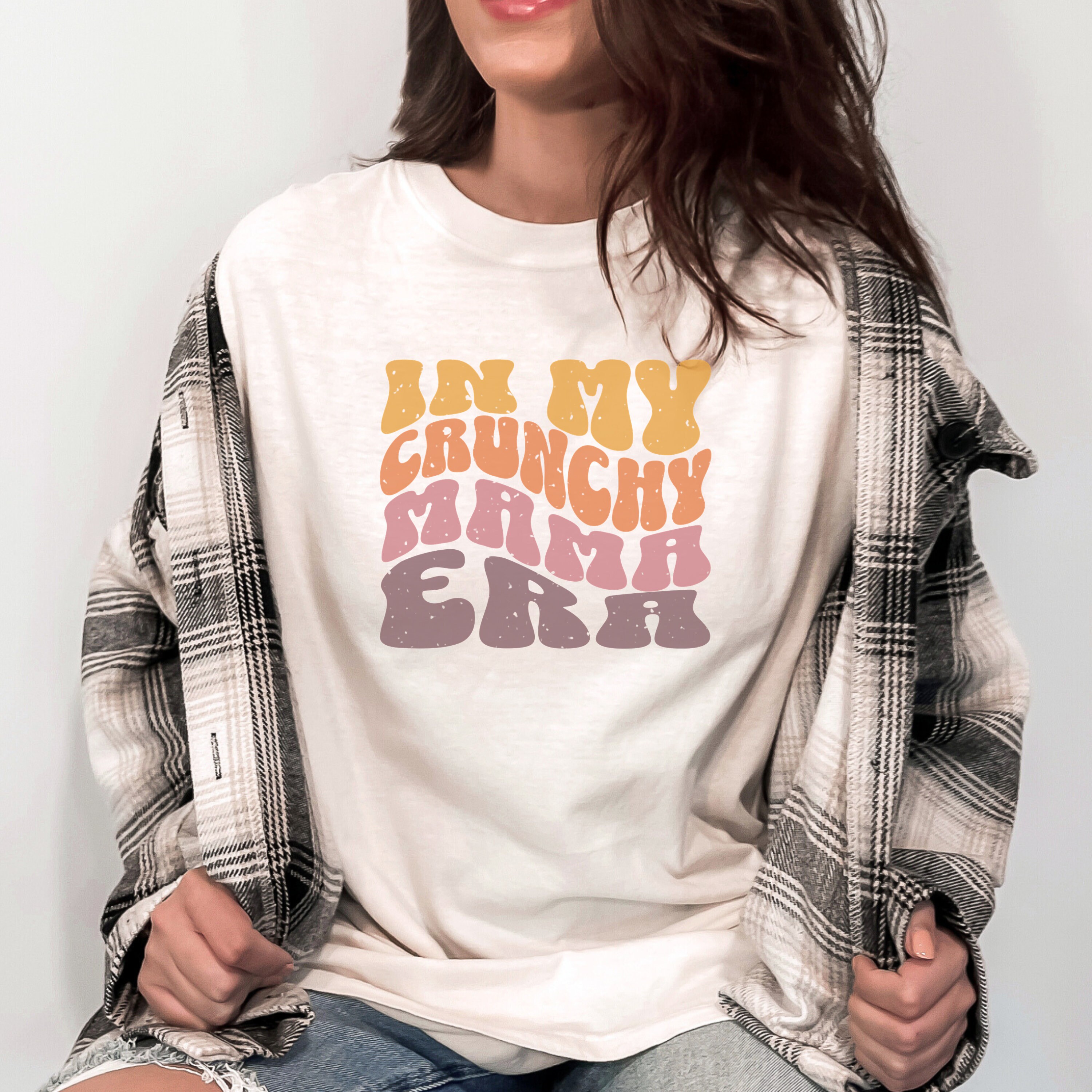 In My Crunchy Mama Era Crewneck Tshirt, Crunchy Mom Gifts, Granola Girl ...