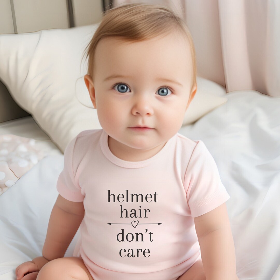 Helmet Hair Baby Onesie, Baby Gifts for Plagiocephaly, Gift for Babies ...
