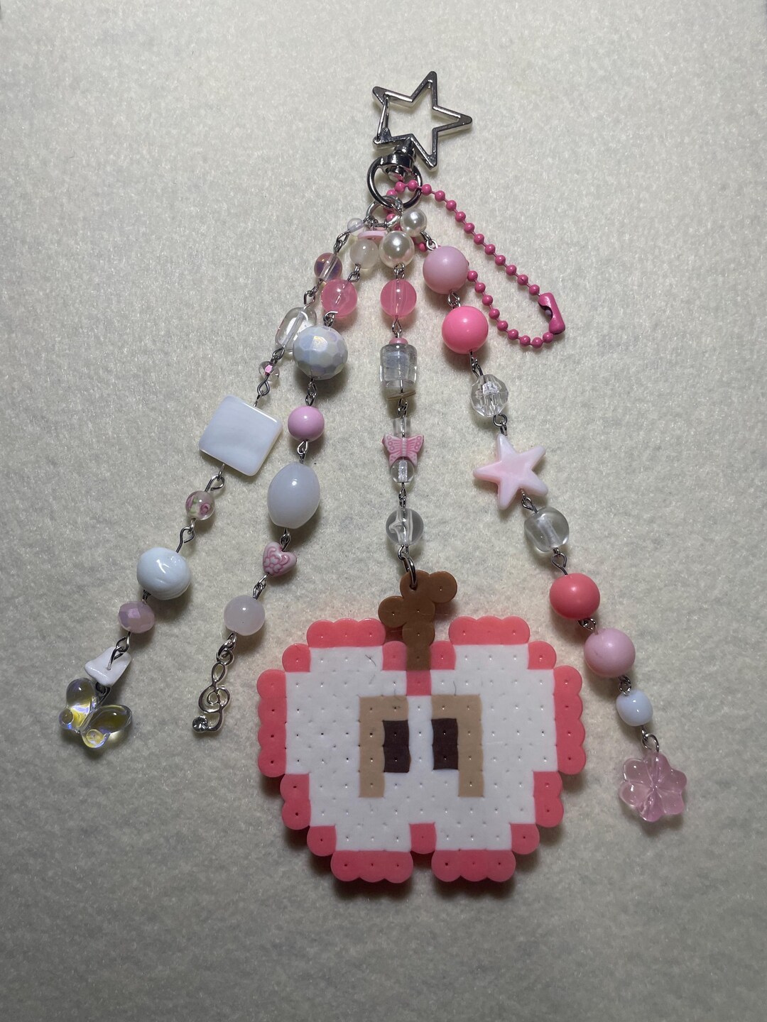 Cutecore Pink Apple Keychain - Gift for Loved Ones - Perfect for Bags ...
