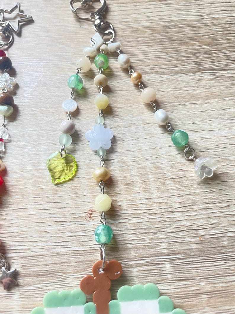 Apple Beaded Keychains - Apple Core Aesthetic - Handmade - Perfect Gift ...