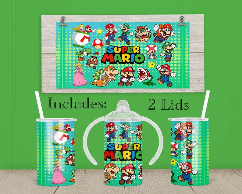 Mario 12oz Tumbler Wrap - Etsy