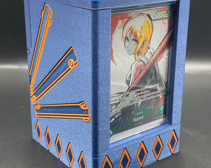 Nami One Piece Themed TCG Blue Deck Box - Etsy