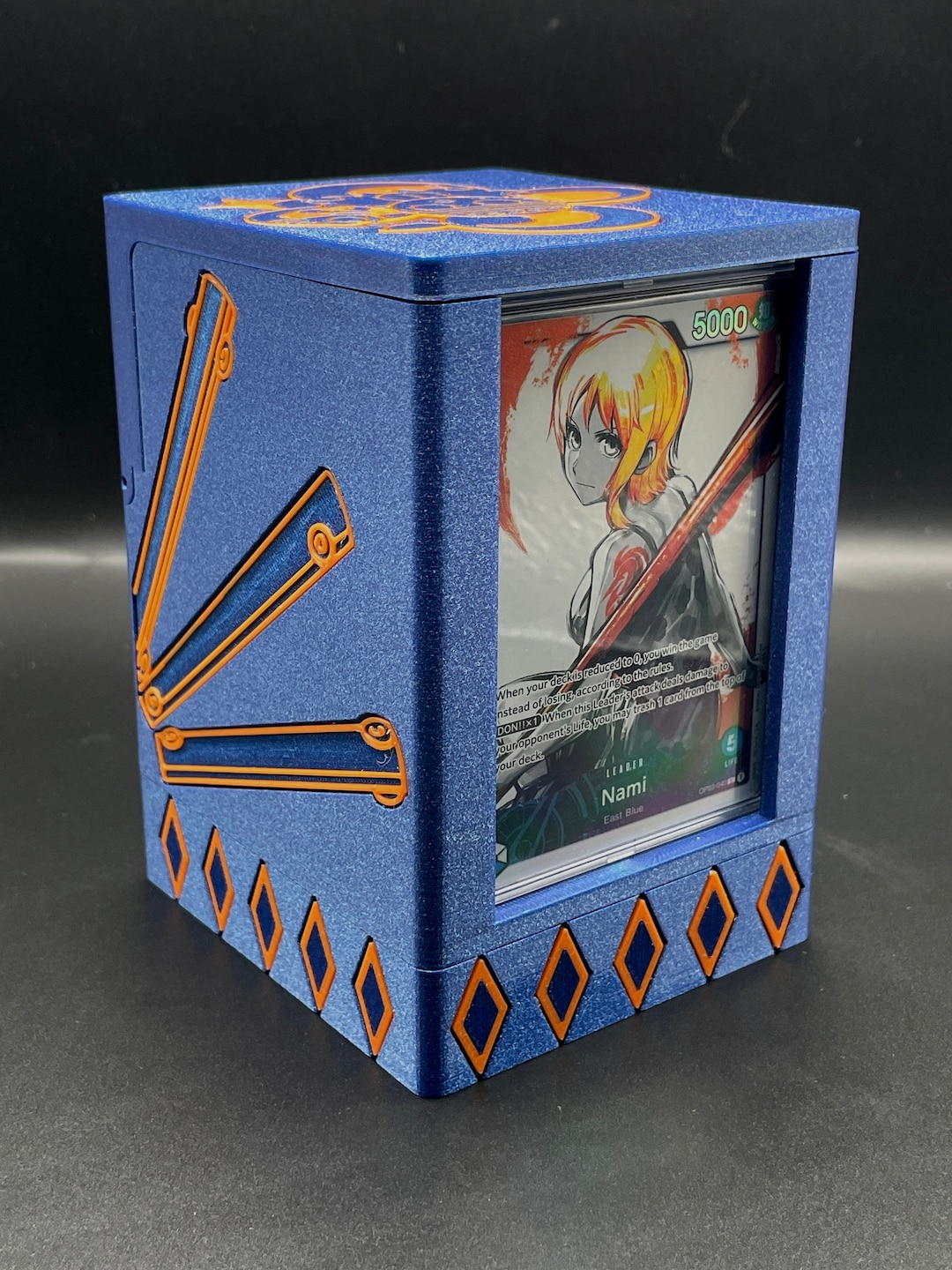 OPTCG Nami Cat Burglar Leader Deck & Dice Box Fits Outer Sleeves, Mini ...