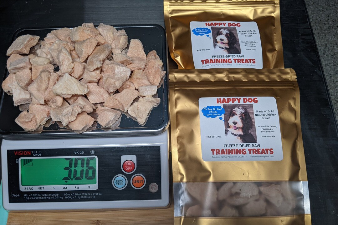 Freeze Dried Raw Chicken Treats for Dogs Training Treats for - Etsy