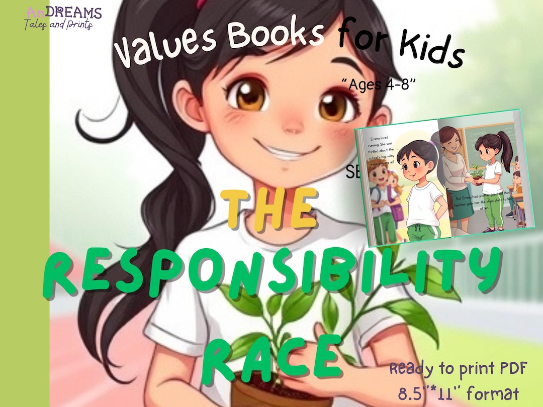 Responsibility Value Story Book for Kids, Busy Books, Interactive Pages ...