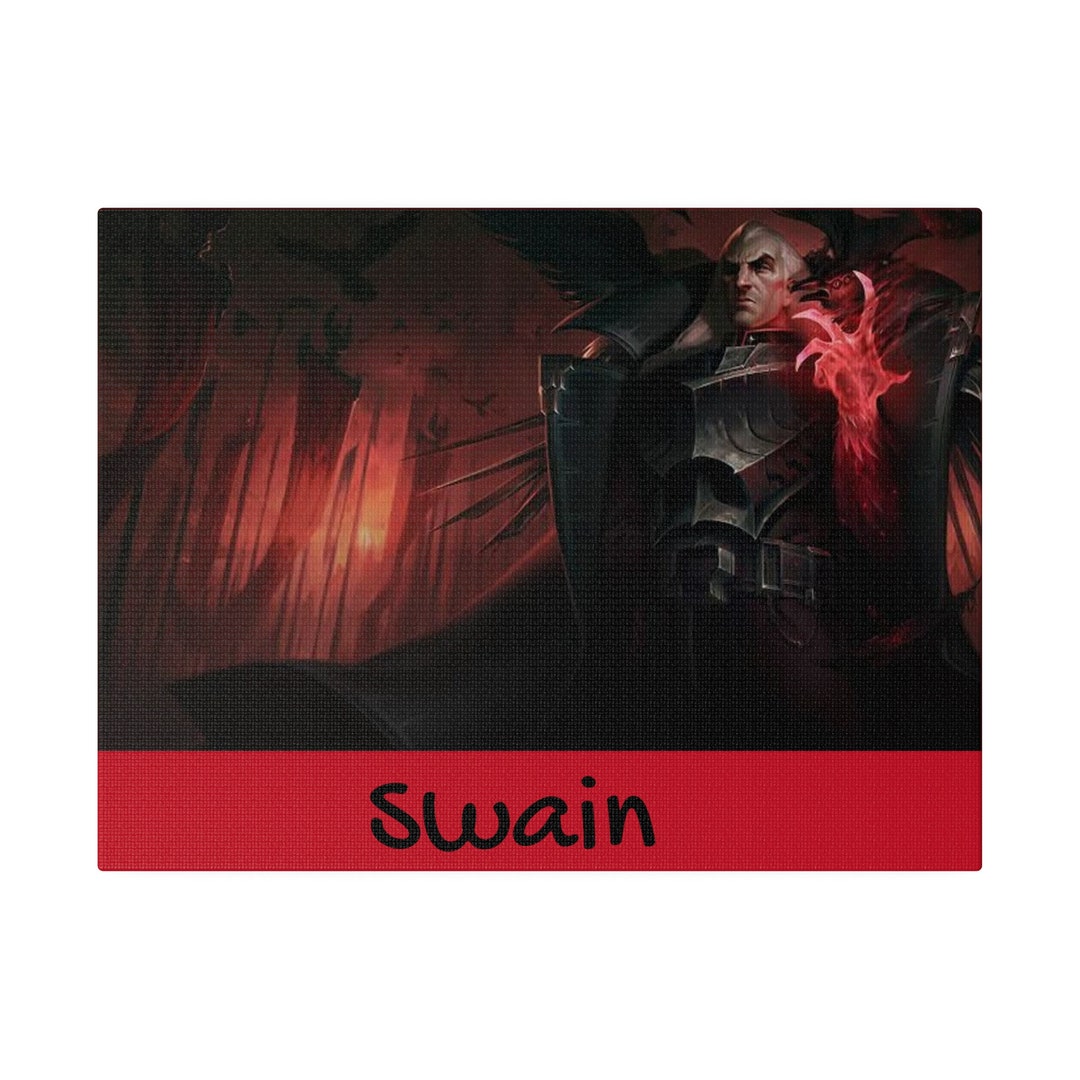 LOL League of Legends Swain Character Gamematte Canvas - Etsy