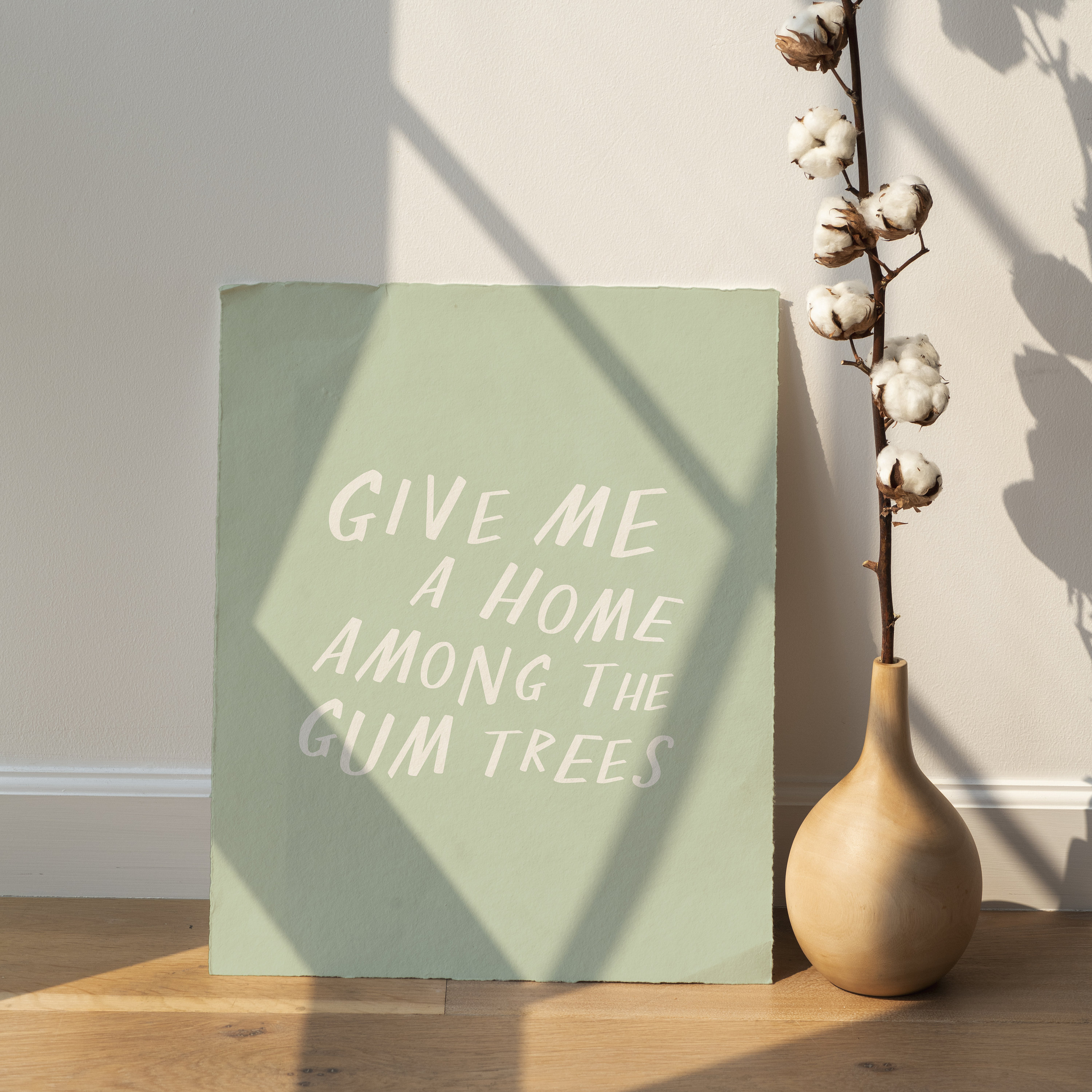 Give Me a Home Among the Gumtrees Wall Art, Australian Wall Art ...