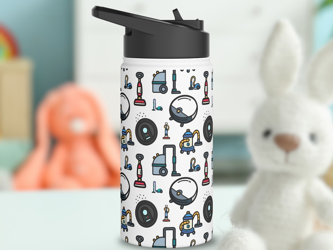 Kids Vacuum Gift Water Bottle, Robot Vacuum Cleaner Stainless Steel ...