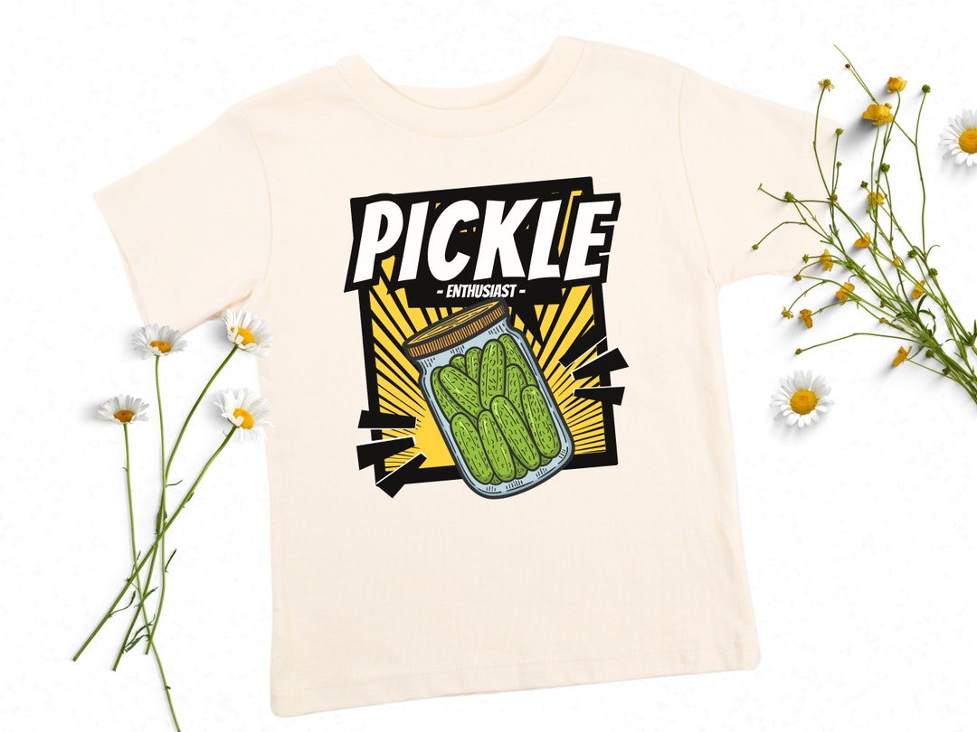 Funny Kids Pickle Shirt, Cute Toddler Anime Manga Style Pickle T-shirt ...
