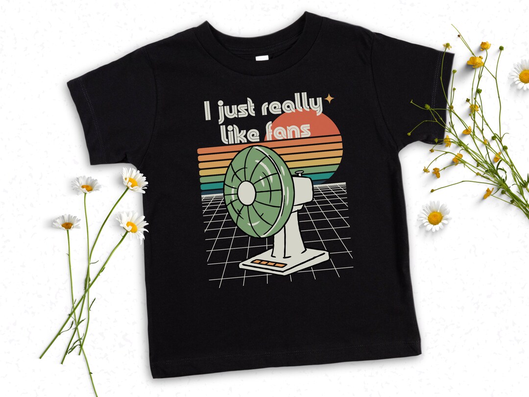 Funny Ceiling Fan Shirt for Toddlers and Kids, Obsessed With Fans Cute ...