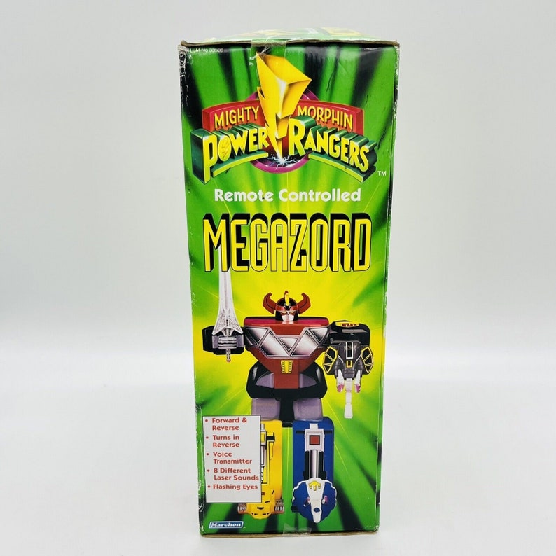 Mighty Morphin Power Rangers Megazord Remote Controlled 1994 Marchon ...
