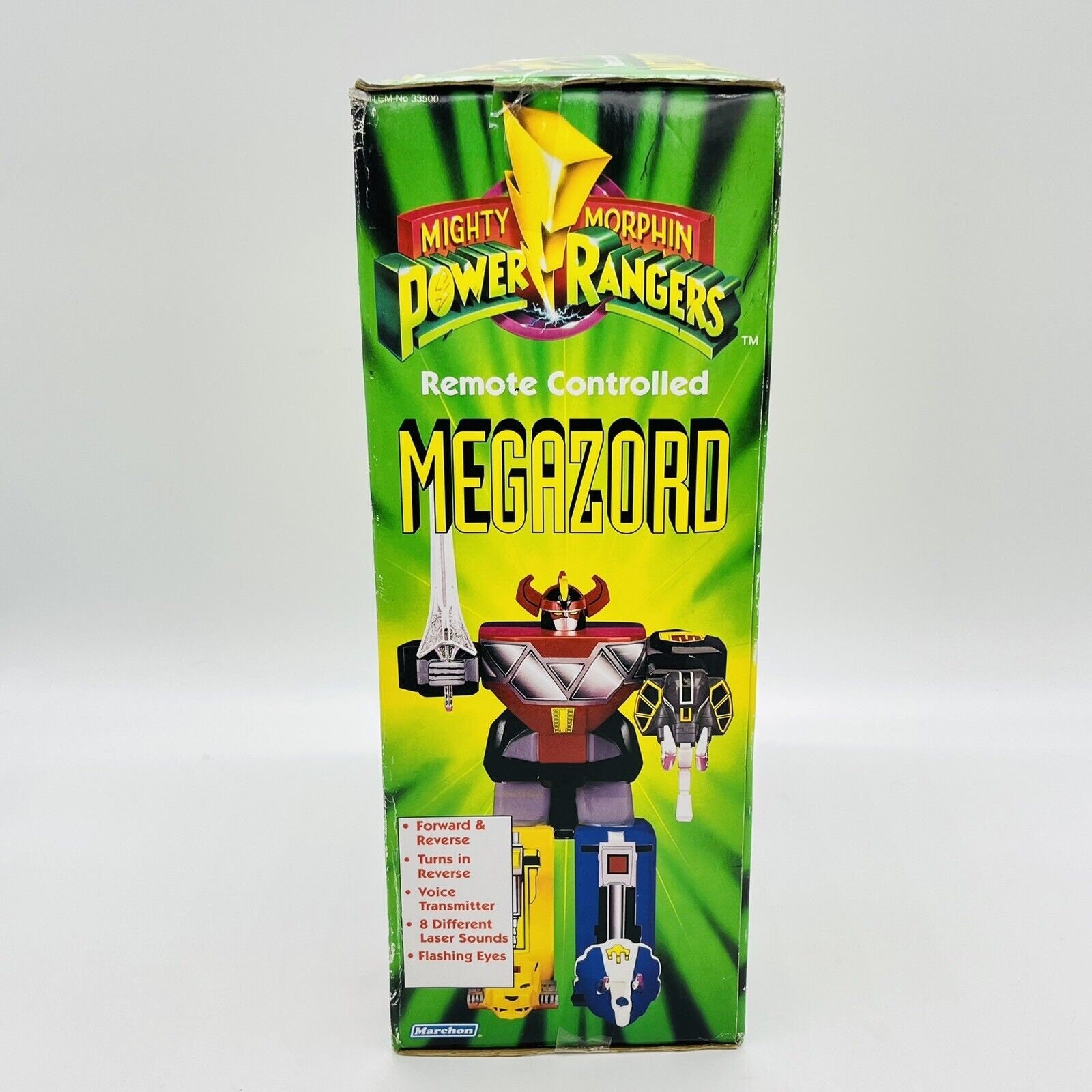 Mighty Morphin Power Rangers Megazord Remote Controlled 1994 Marchon ...