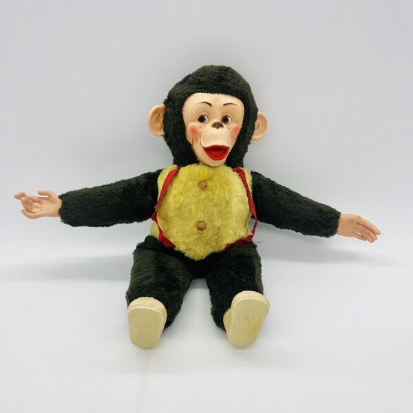 Rubber Face Monkey Plush - Etsy