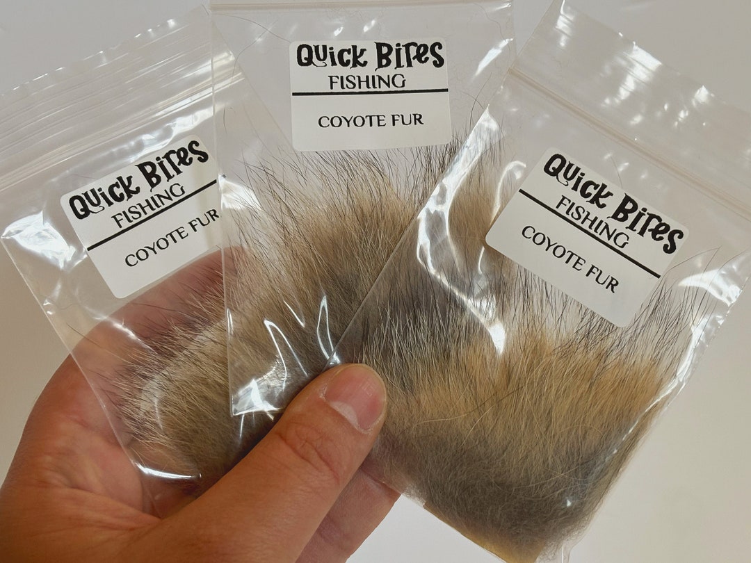 Coyote Fur for Fly Tying Arts & Crafts - Fly Fishing Materials, Fly ...