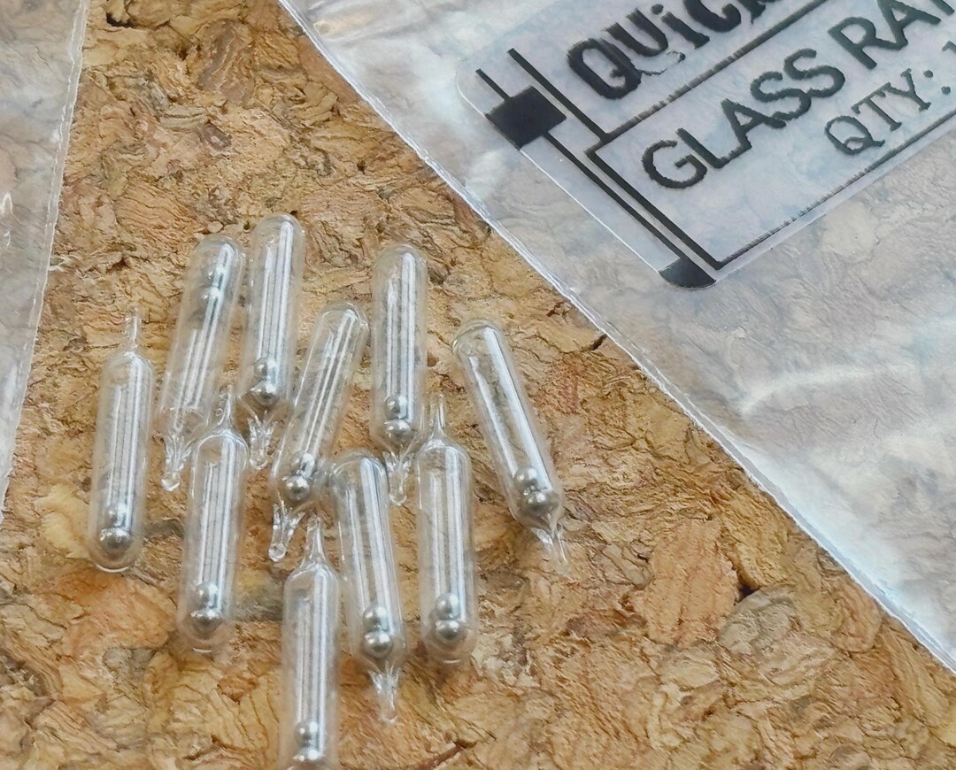 Glass Rattles for Fly Tying Glass Two Bead Rattles Medium Rattles for ...