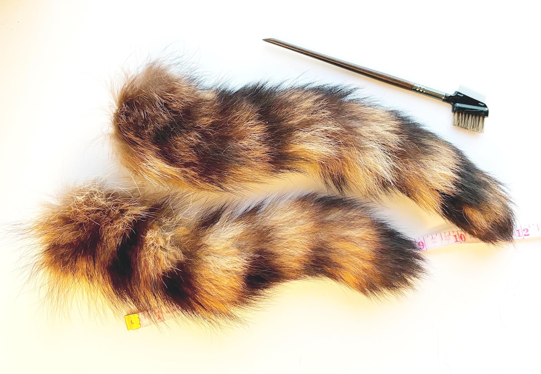 Full Racoon Tails for Fly Tying & Arts + Crafts - Premium Raccoon Tail ...