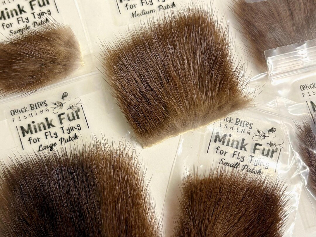 Mink Fur and Hair - for Fly Tying Arts & Crafts Fly - Softest Mink Fur ...