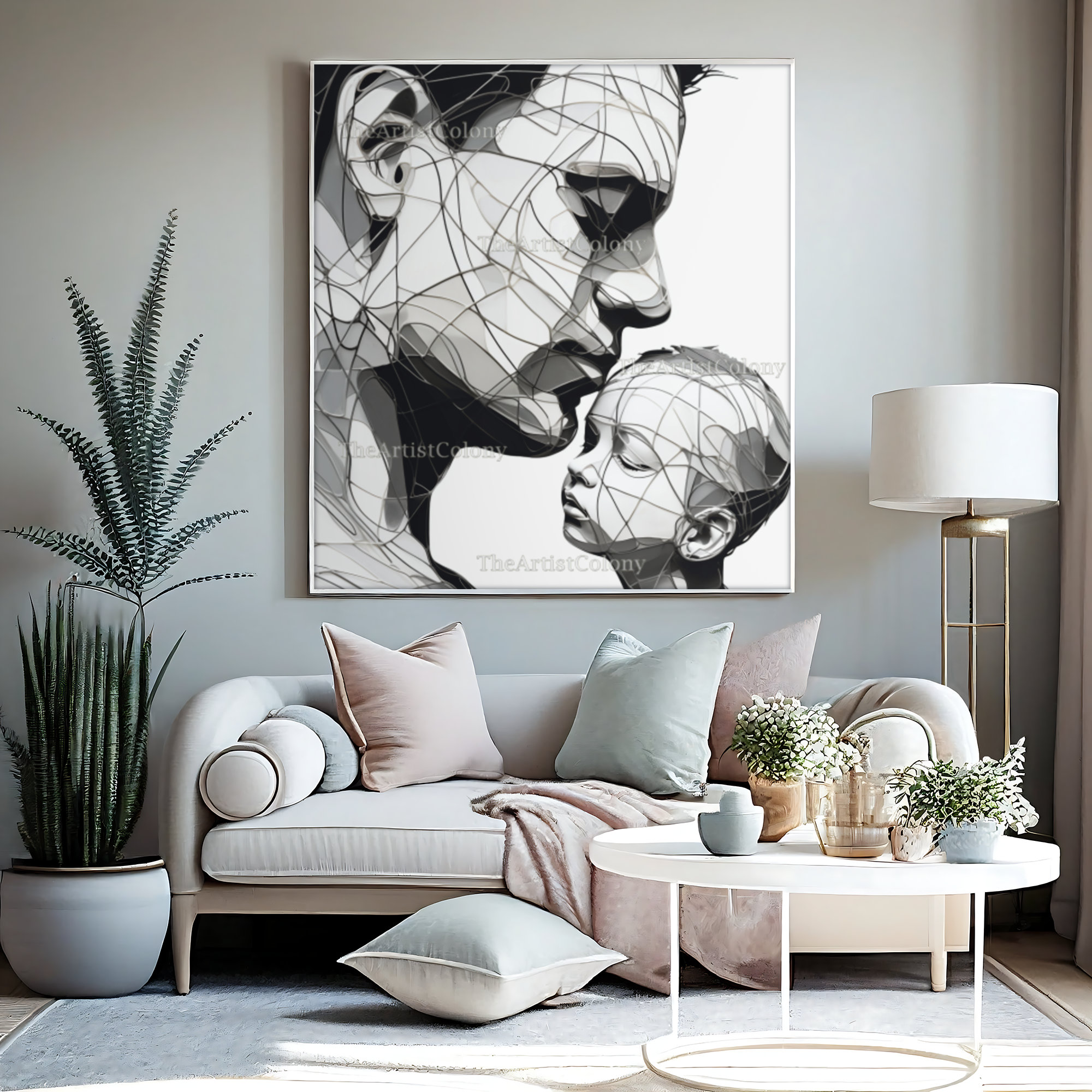 Geometric Modern-art-printable Printable-modern-art-download - Etsy