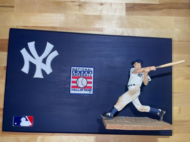 MLB Yankees Dimmaggio Memorabilia 3D Display - Etsy