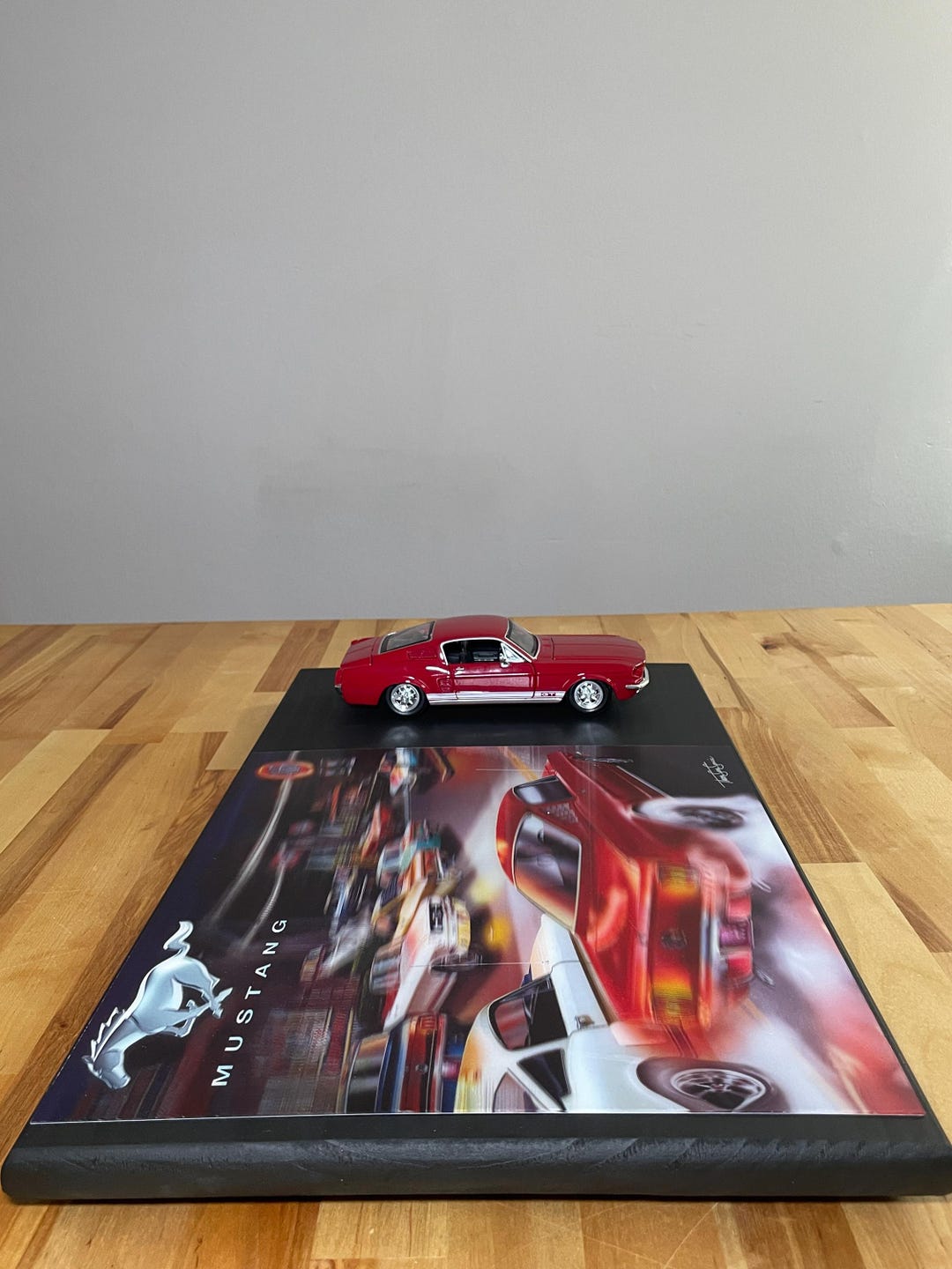 Ford Mustang Red 1960 Memorabilia 3D Display - Etsy