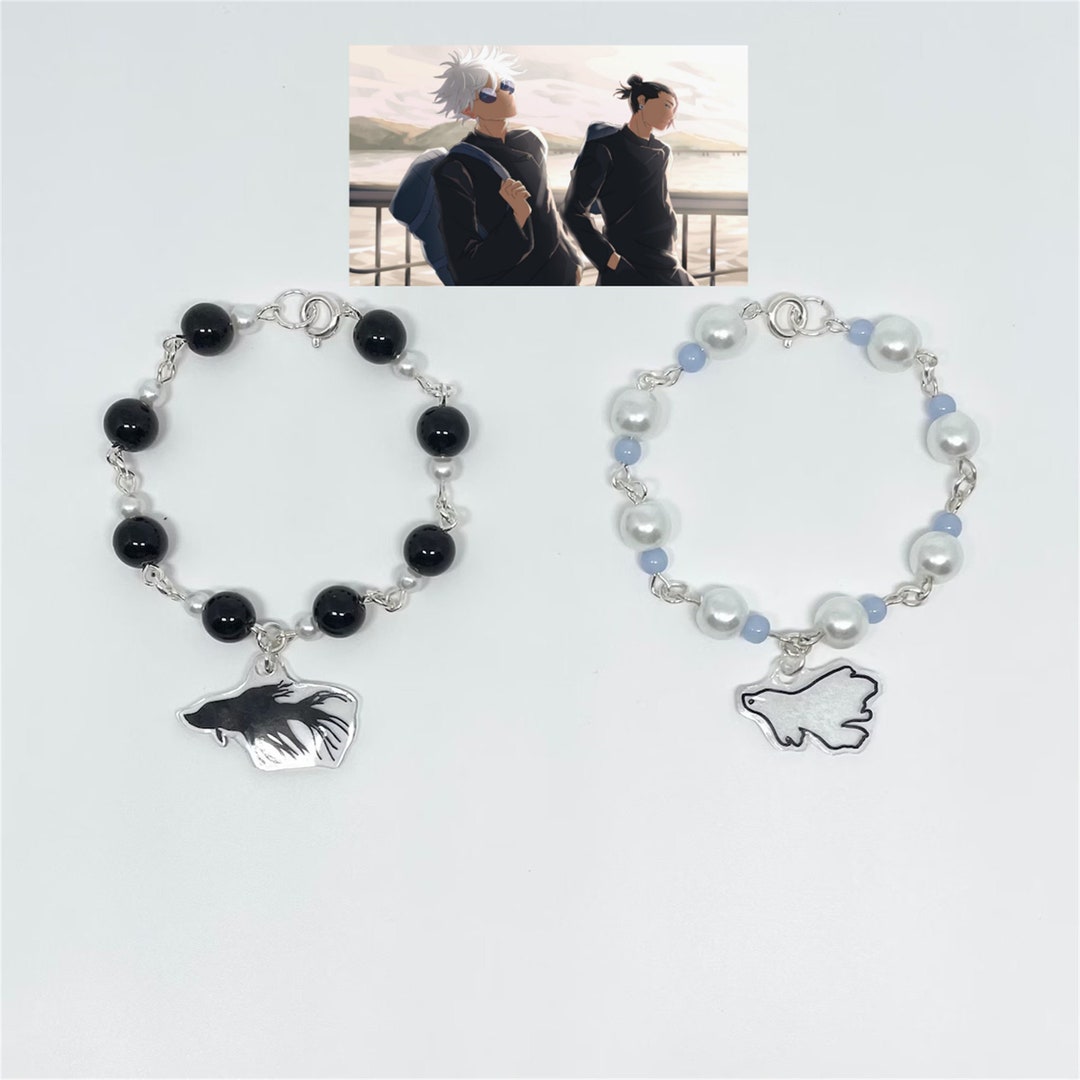 Gojo and Geto Bracelet Cursed Wizard Matching Bracelet Y2K - Etsy