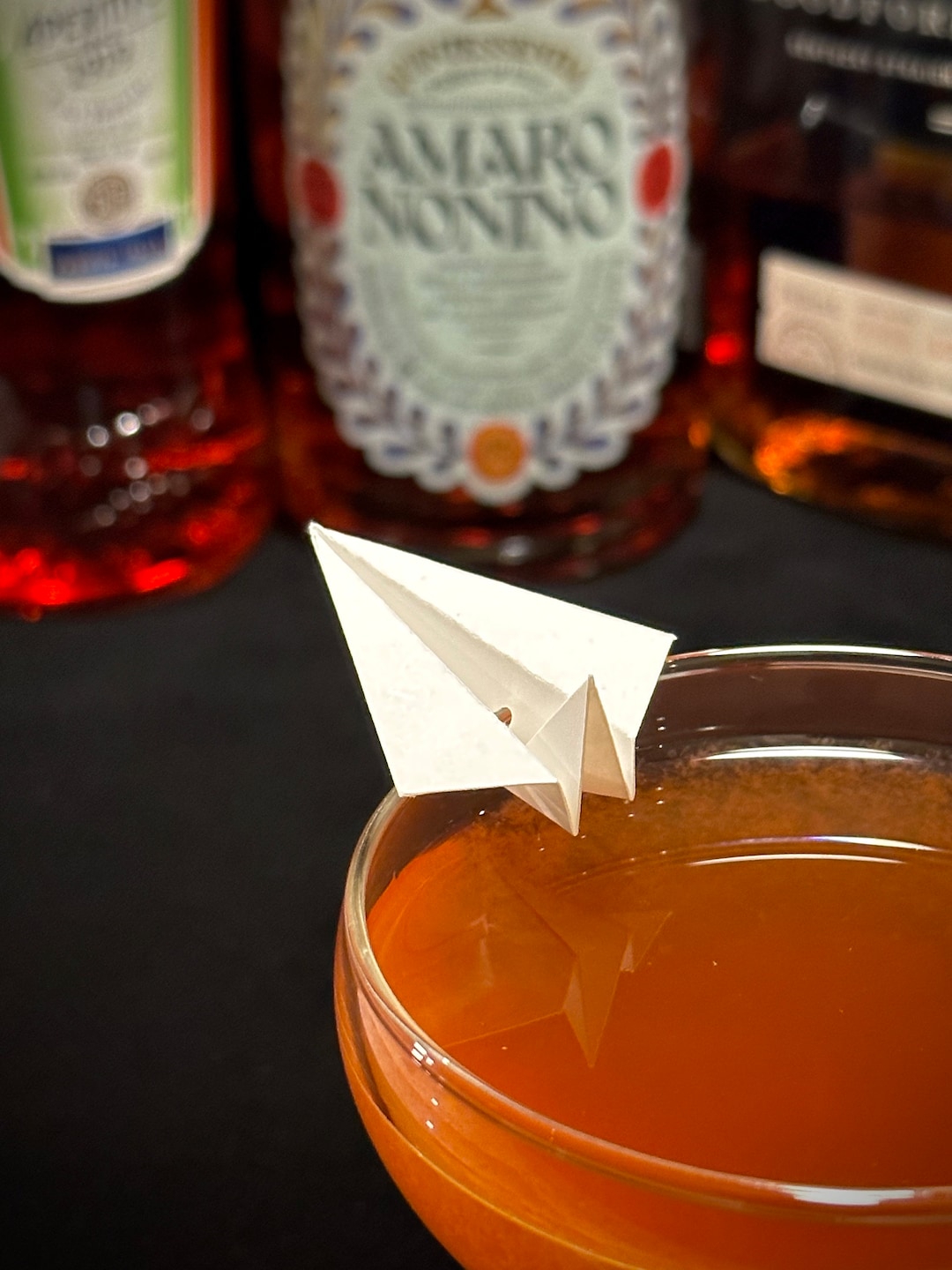 Paper Plane Cocktail Glass Charm, Set of 6 - Etsy