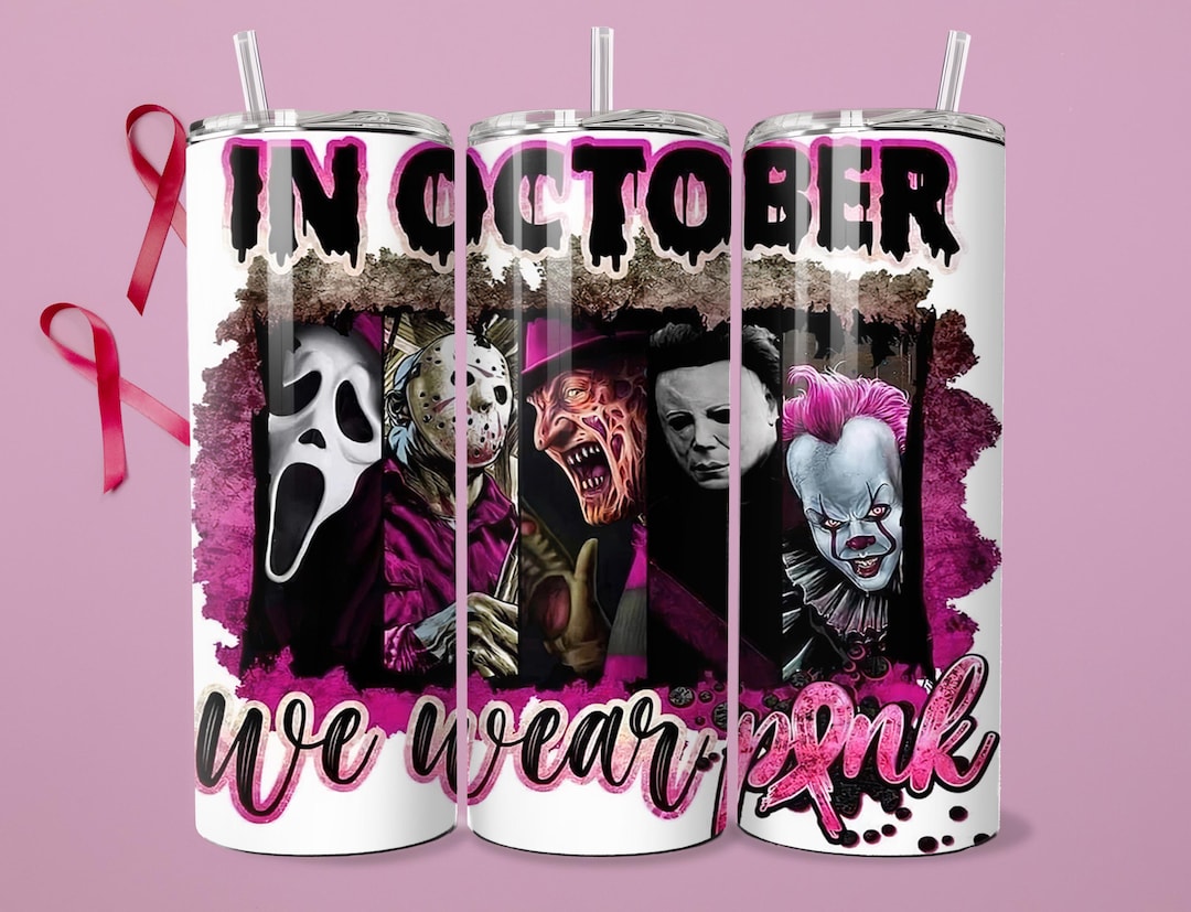 Breast Cancer Awareness - Horror Movie Pennywise, Scream, Freddy ...