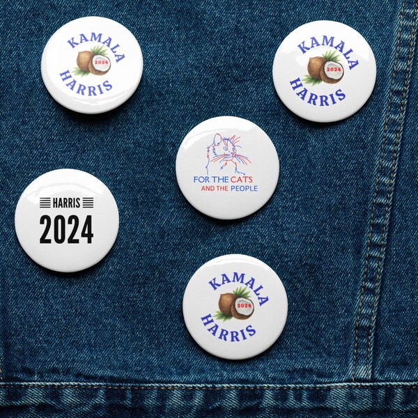 Harris 2024 Pin Set - Etsy UK