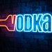 Vodka Neon Sign Wall Art / Gift for Boyfriend / Bar, Alcohol / Wall ...