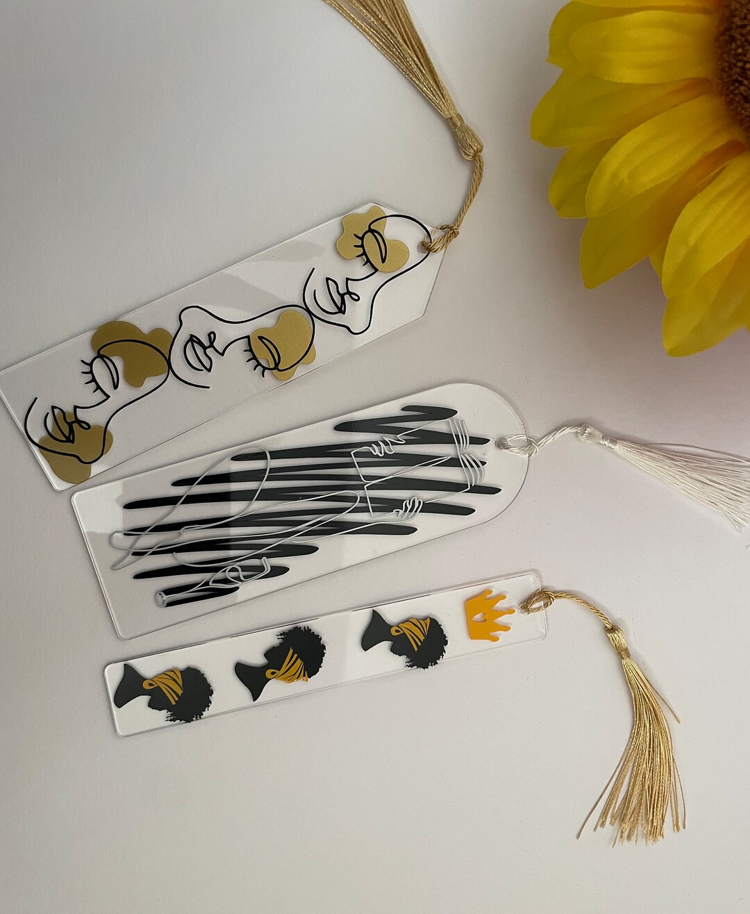 Abstract Acrylic Bookmarks | Unique Bookmarks for Readers - Etsy