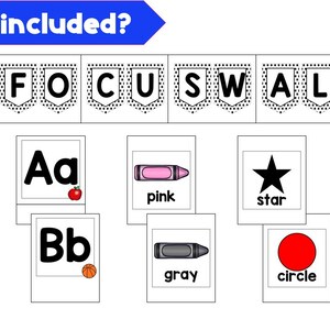 Kindergarten Focus Wall Bulletin Board - Etsy