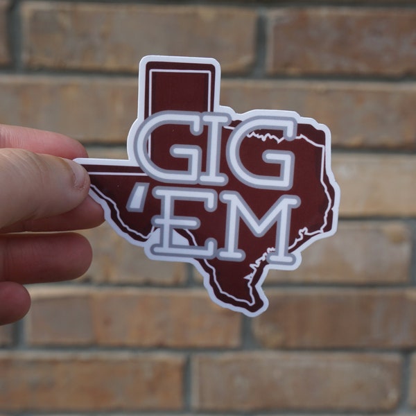 Gig Em - Etsy