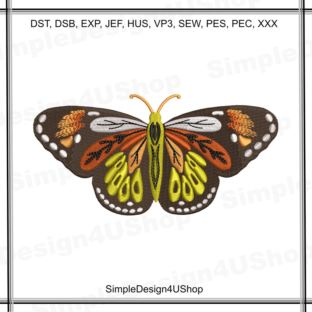 Butterfly Embroidery Design Embroidery Designs Butterfly Butterfly ...