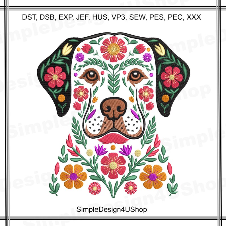 Labrador Embroidery Designs Bundle: 17 Unique Dog Breeds (digital ...