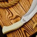 15" Custom Handmade D-2 TOOL Steel Camel Bone Kukri Knife Leather ...