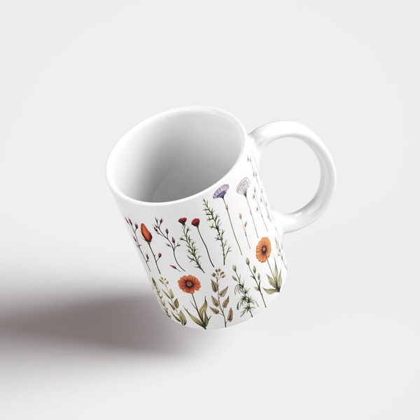 Botanical Mug - Etsy