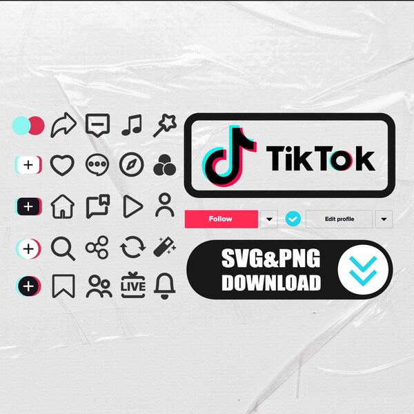 Tiktok Svg Files - Etsy