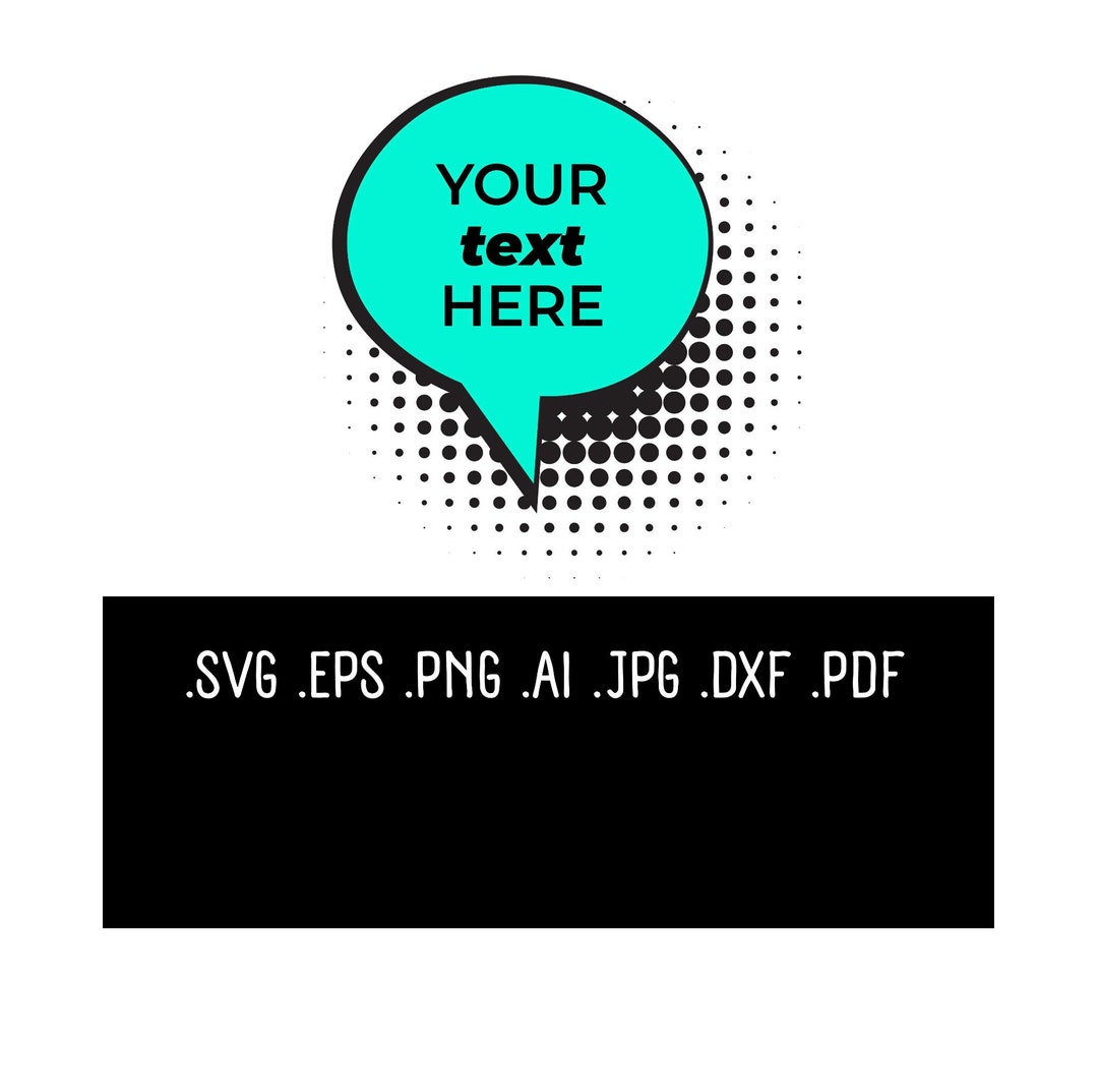 Speech Bubble SVG, Comic Bubble Svg, Bundle Svg, Speech Bubble Clipart ...