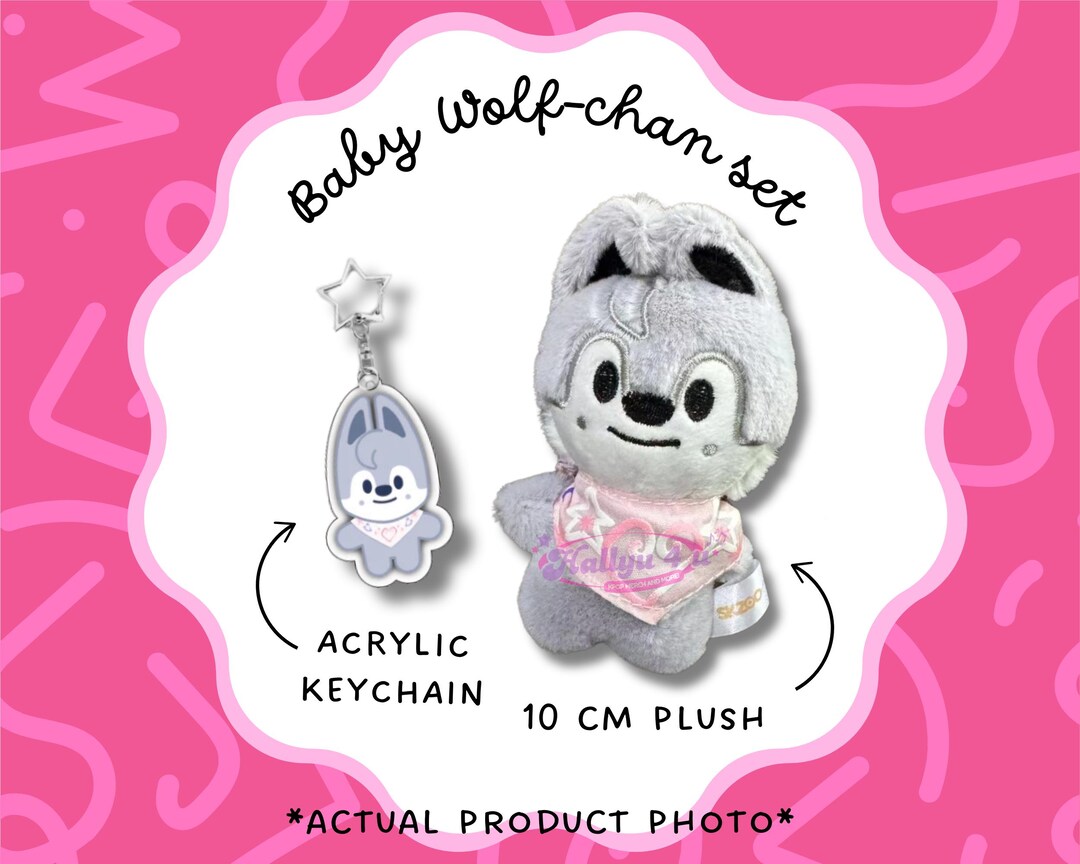 NEW! Fanmade K-pop Style Baby Plush Keychains 10 Cm Mini Idol Version ...