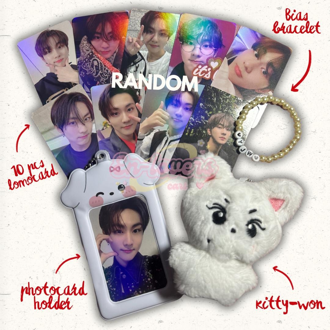 Enhypen Bias Kit Animal Plushie Photocard Holder | Jungwon | Heeseung ...
