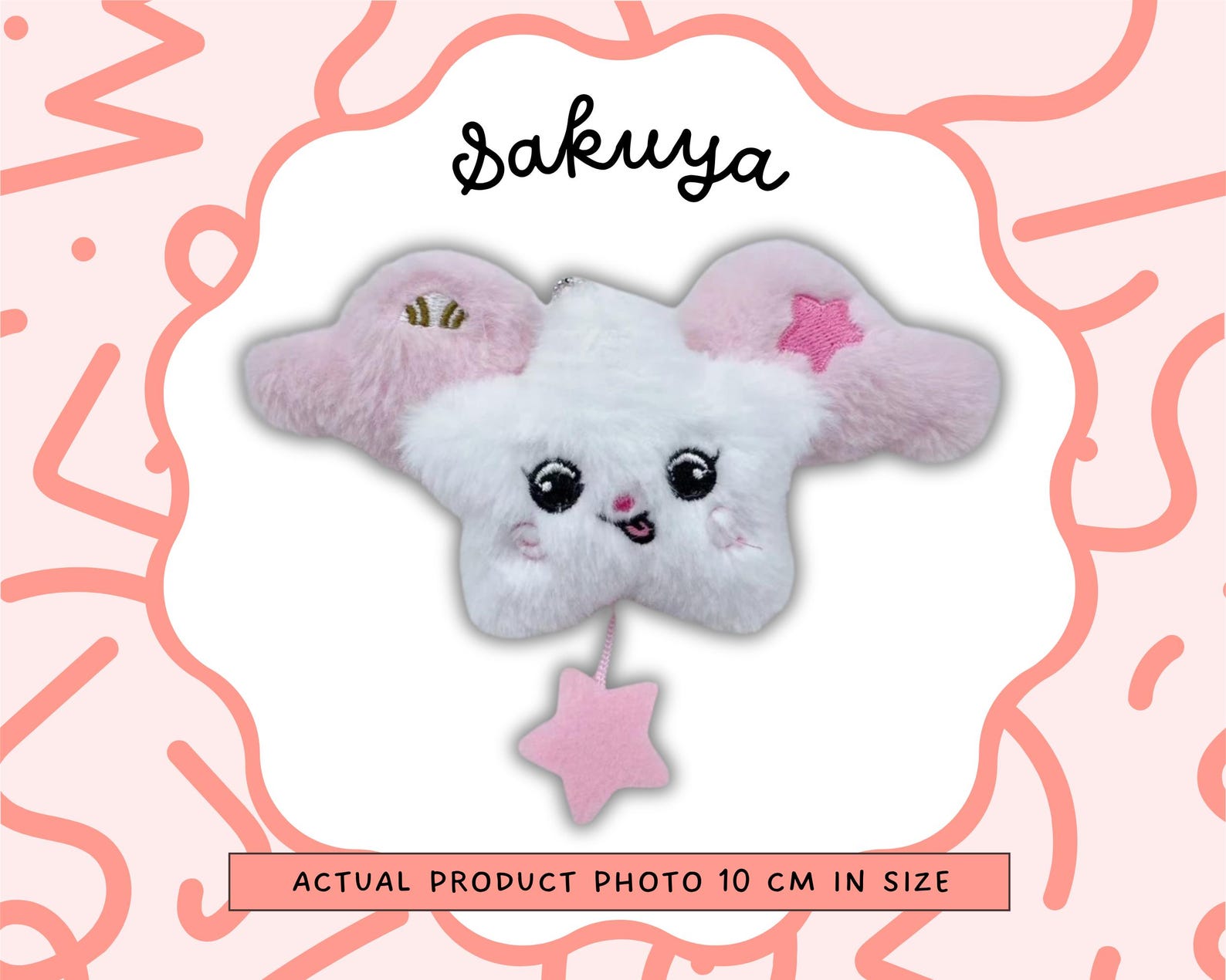 Buy 3 Take 1 Free! 10cm Kpop Plushie Keyring Mini Charm Sakuya Jaehee ...