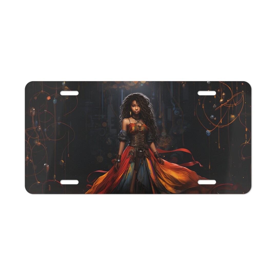 Gamer Vanity Plate, Black Woman License Plate, POC Gift, Black Gamer ...