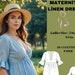 Empire Waist Maternity Dress Pattern With Set-in Sleeves - Etsy